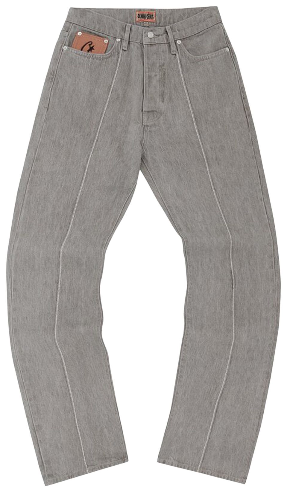 Buy Corteiz C-Star Denim Jeans 'Grey' - 7892 1FW230201CSDJ GREY | GOAT