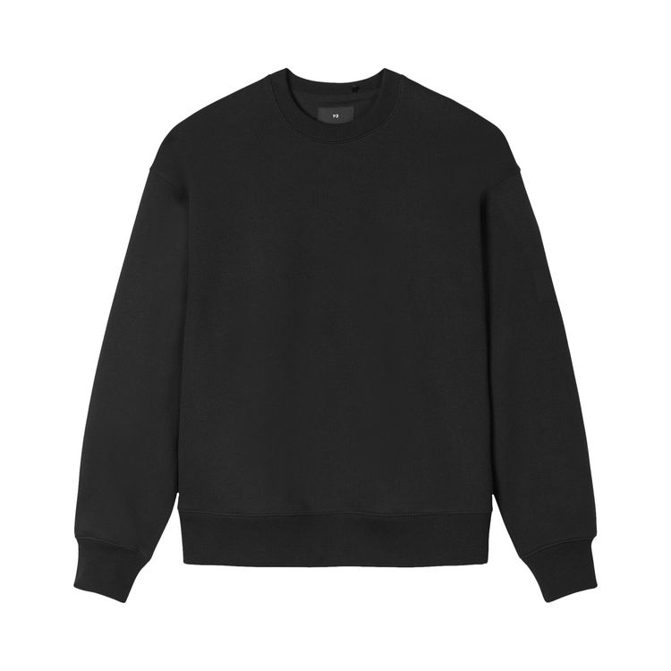 Buy Y-3 Terry Crew Sweater 'Black' - H44783 | GOAT