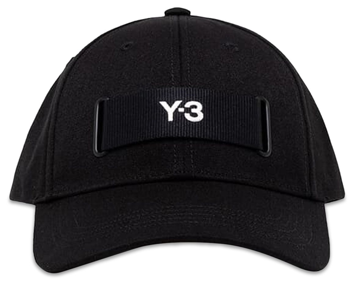 Buy Y-3 Front Webbing Cap 'Black' - IU4630 | GOAT