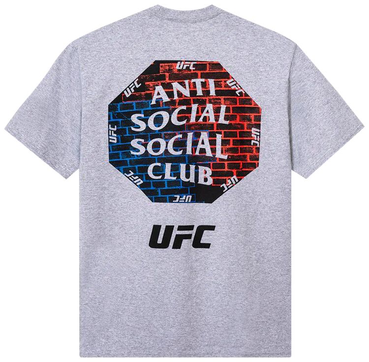 Buy Anti Social Social Club x UFC Conned Tee 'Heather Grey' - 0657 ...