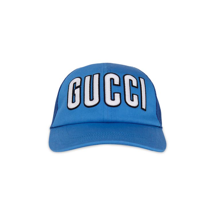 Buy Gucci Baseball Hat With Patch 'Blue' - 701324 4HAOY 4969 | GOAT