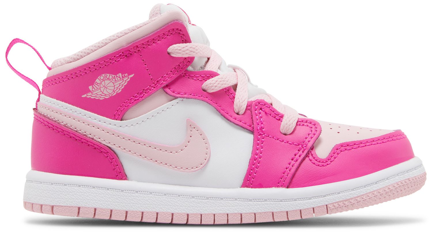 Buy Air Jordan 1 Mid TD 'Fierce Pink' - FD8782 116 | GOAT