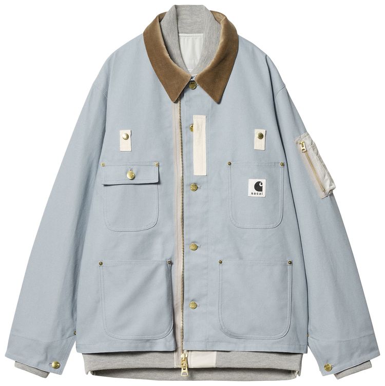 Buy Carhartt Wip X Sacai Ma 1 Jacket Michigan Light Blue I033289