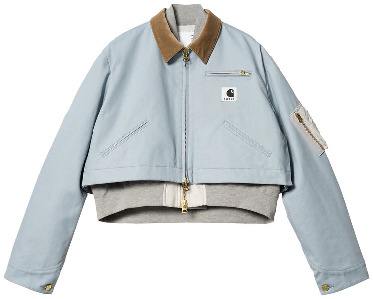Buy Carhartt Wip X Sacai Canvas Ma 1 Jacket Detroit Light Blue