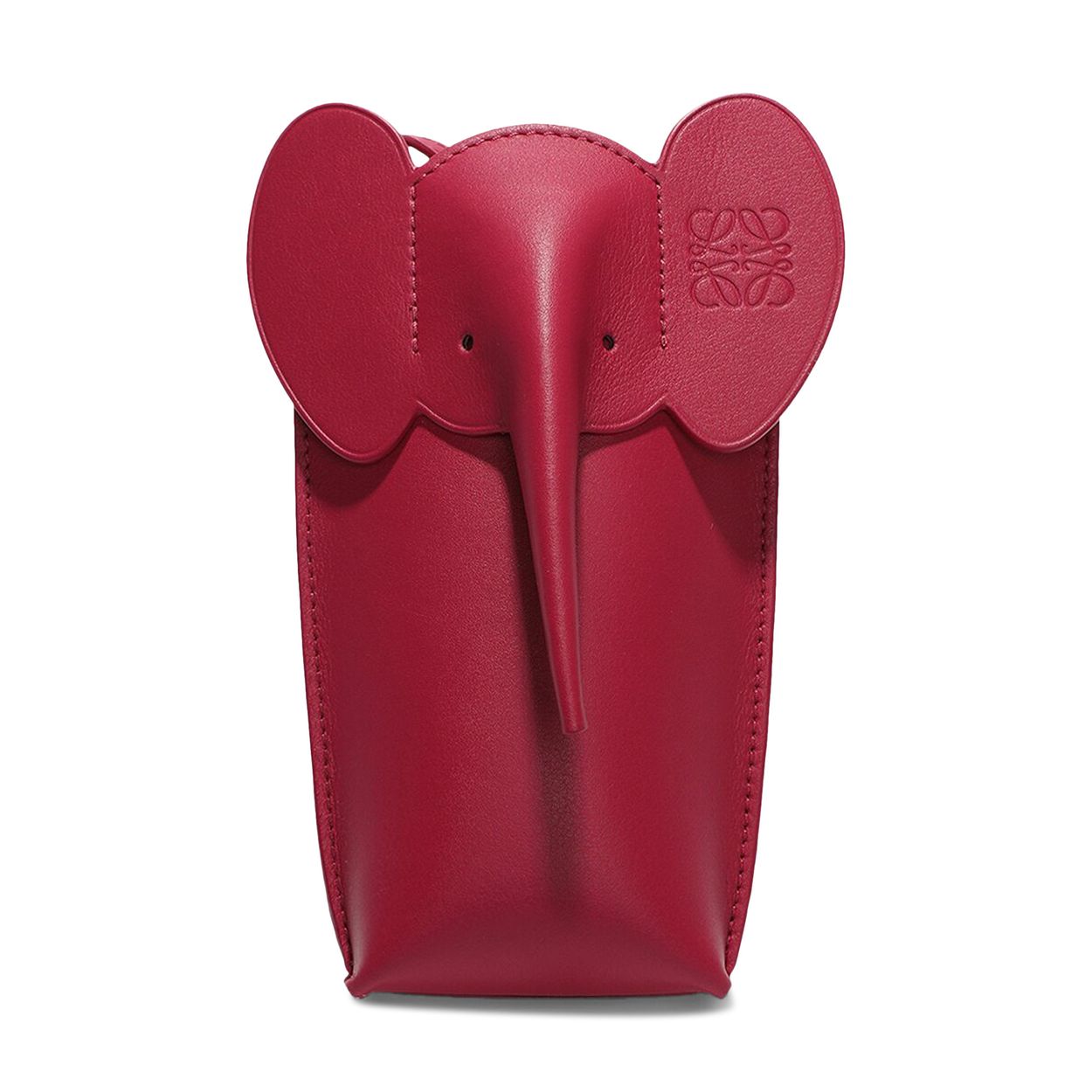 Buy Loewe Elephant Pocket 'Ruby Red' - C623B02X04 8603 | GOAT