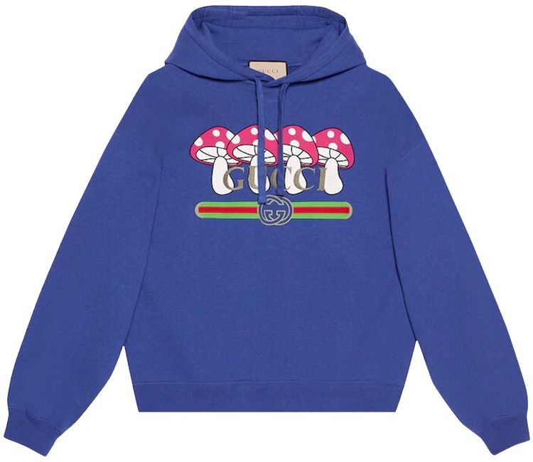 Buy Gucci Jersey Hooded Sweatshirt 'Blue' - 721427 XJFWB 4413 | GOAT