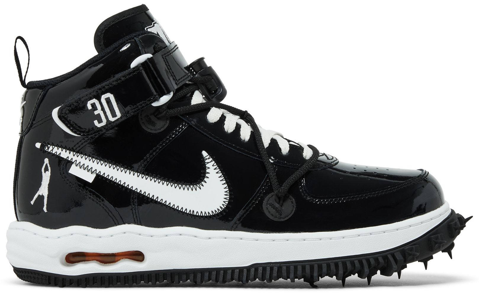 Buy Off-White x Nike Air Force 1 Mid SP Leather 'Sheed' - DR0500 001 | GOAT