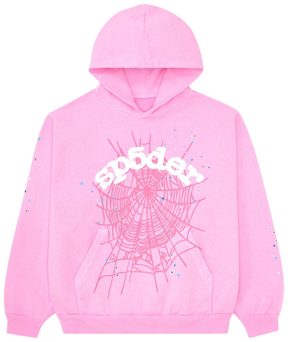 Buy Sp5der OG Web Hoodie 'Pink' - SP5 PINKOG HD | GOAT