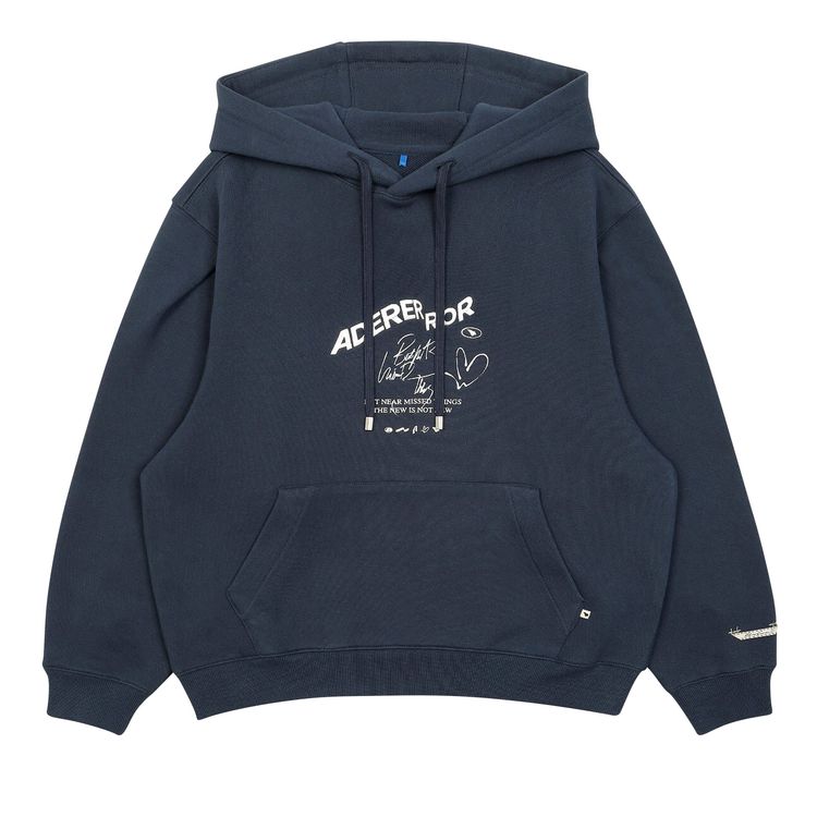Buy Ader Error Hoodie 'Navy' - BMADFWHD0102NV | GOAT