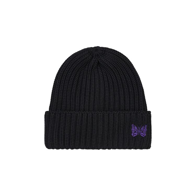 Buy Needles Watch Cap 'Black' - NS064D BLAC | GOAT