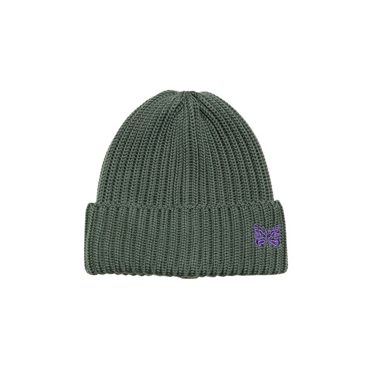 Buy Needles Watch Cap 'Green' - NS064C GREE | GOAT