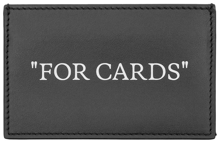 Buy Off-White Quote Bookish Card Case 'Black/White ...
