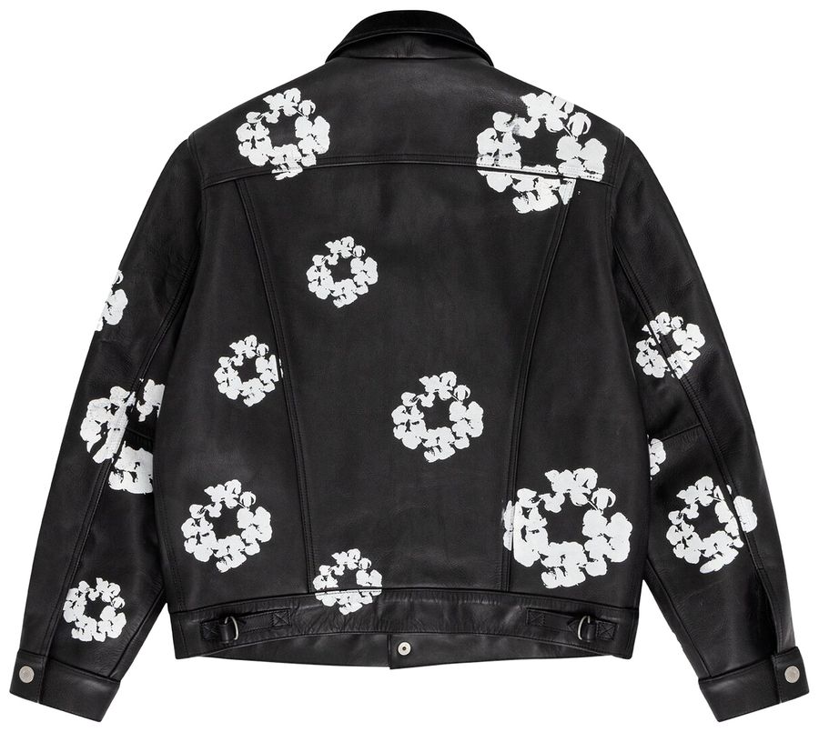 Buy Levi's x Denim Tear Leather Wreath Type III Jacket 'Black' - A5613 ...