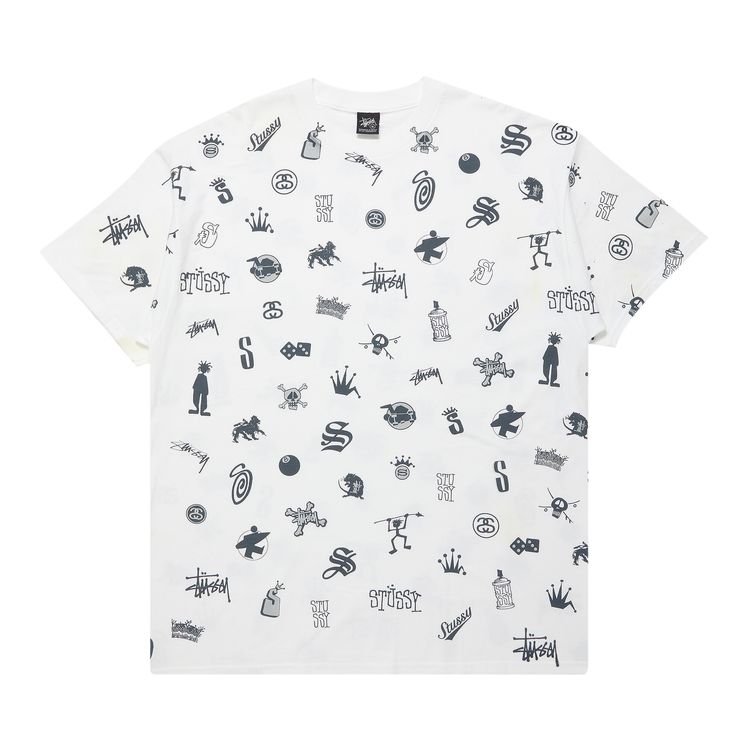 Buy Stussy Collage Tee 'White' - 0535 1000013SCT WHIT | GOAT