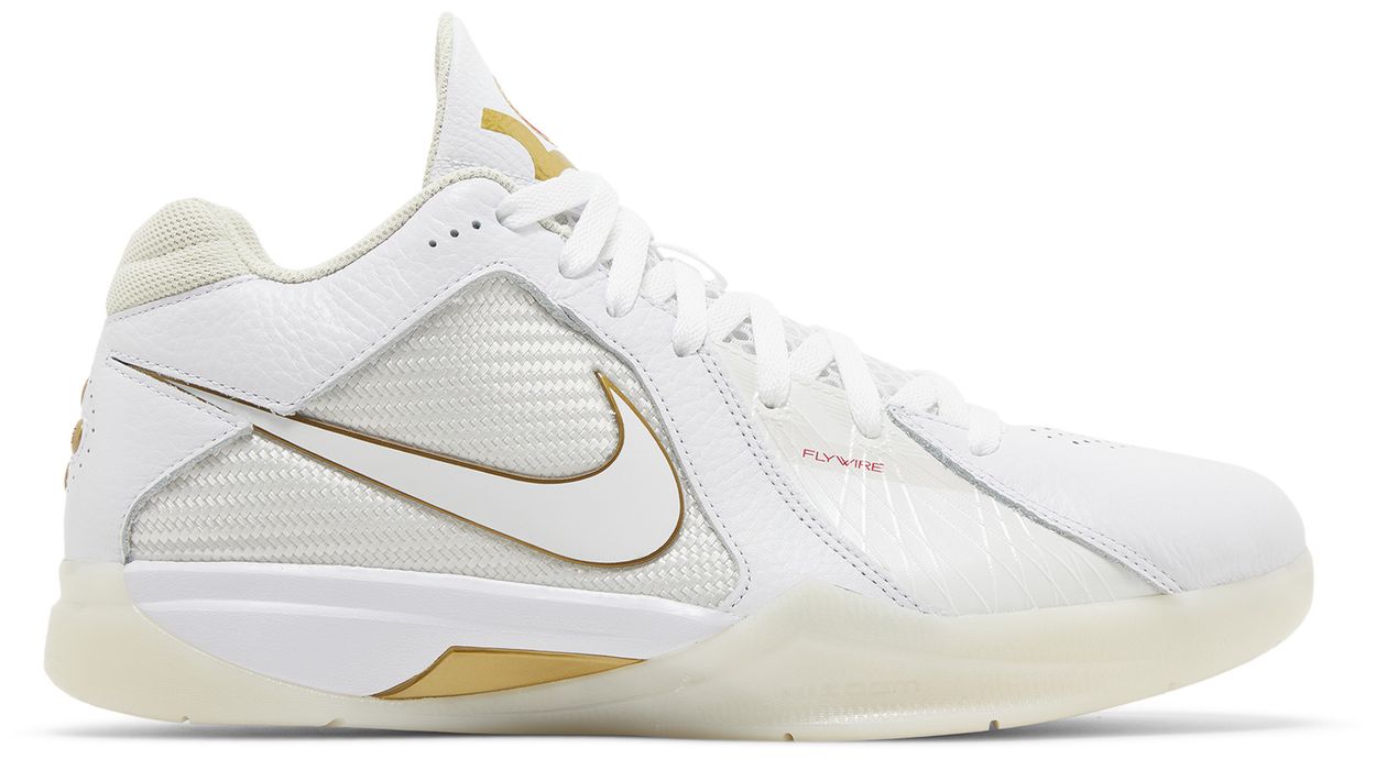 Buy Nike Zoom KD 3 'White Metallic Gold' - DZ3009 100 | GOAT