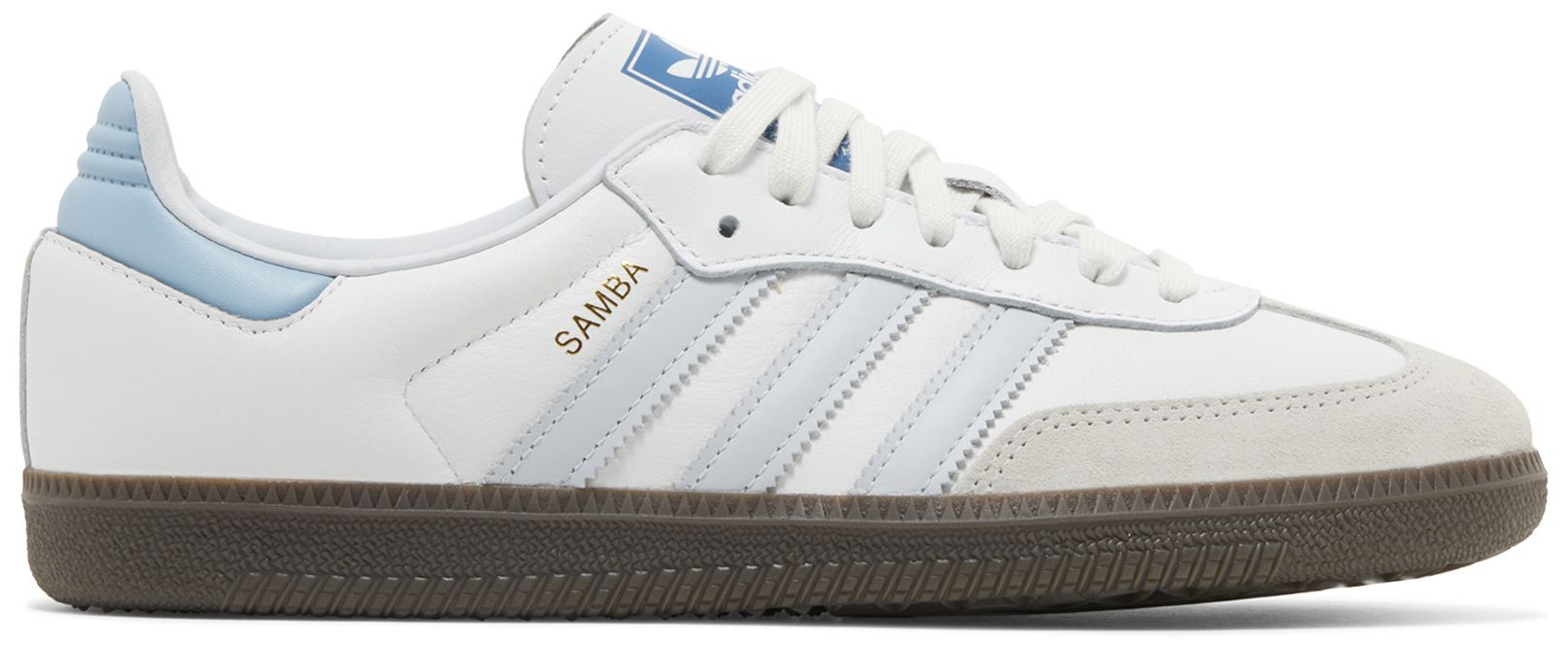 Buy Adidas Samba OG 'White Halo Blue' - ID2055 | GOAT