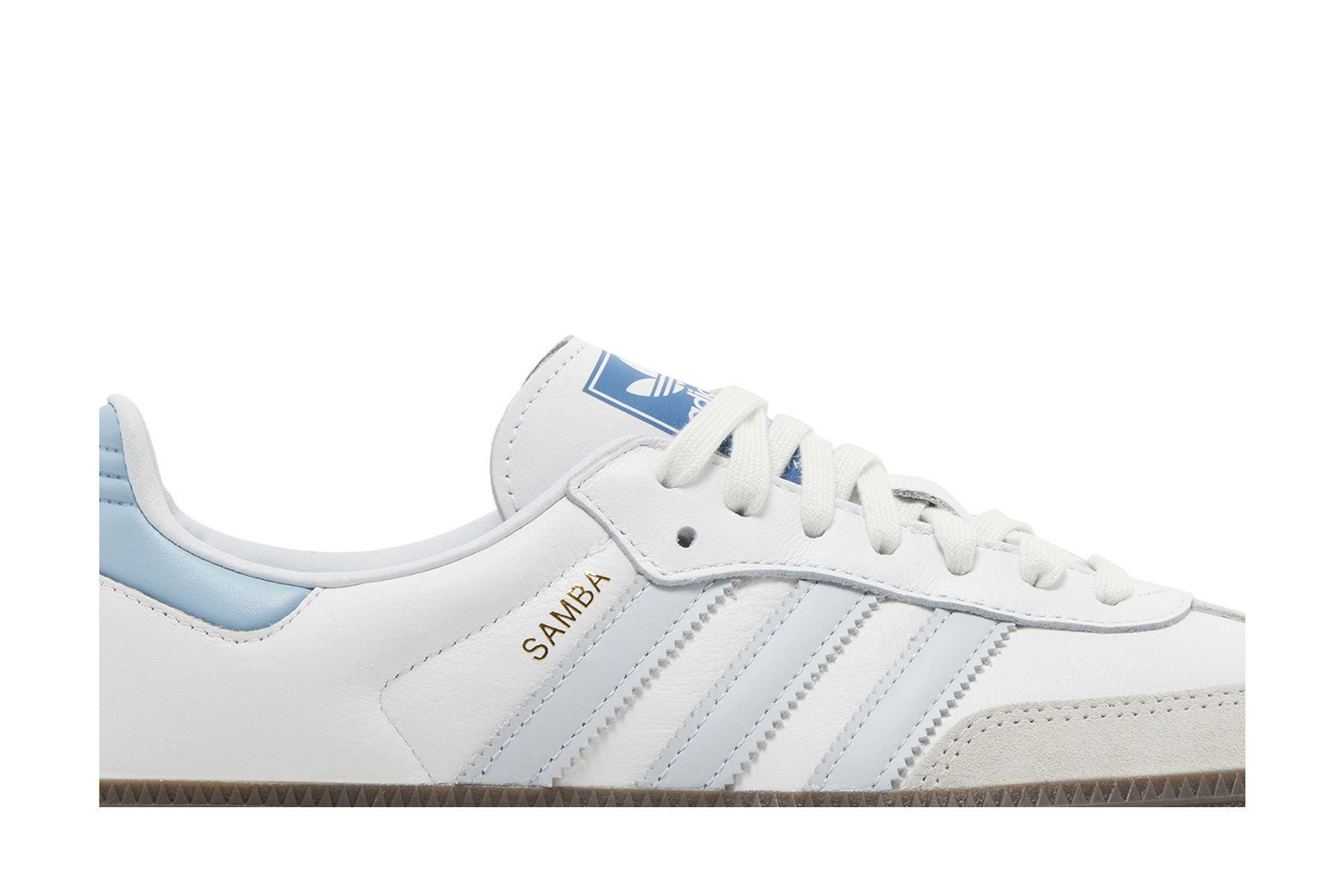 Buy Adidas Samba OG 'White Halo Blue' - ID2055 | GOAT