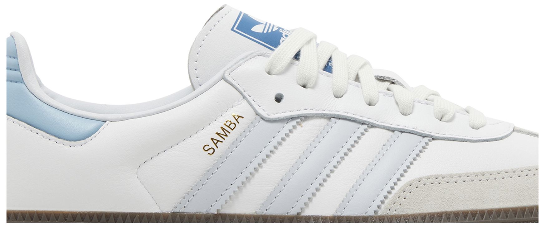 Buy Adidas Samba OG 'White Halo Blue' - ID2055 | GOAT