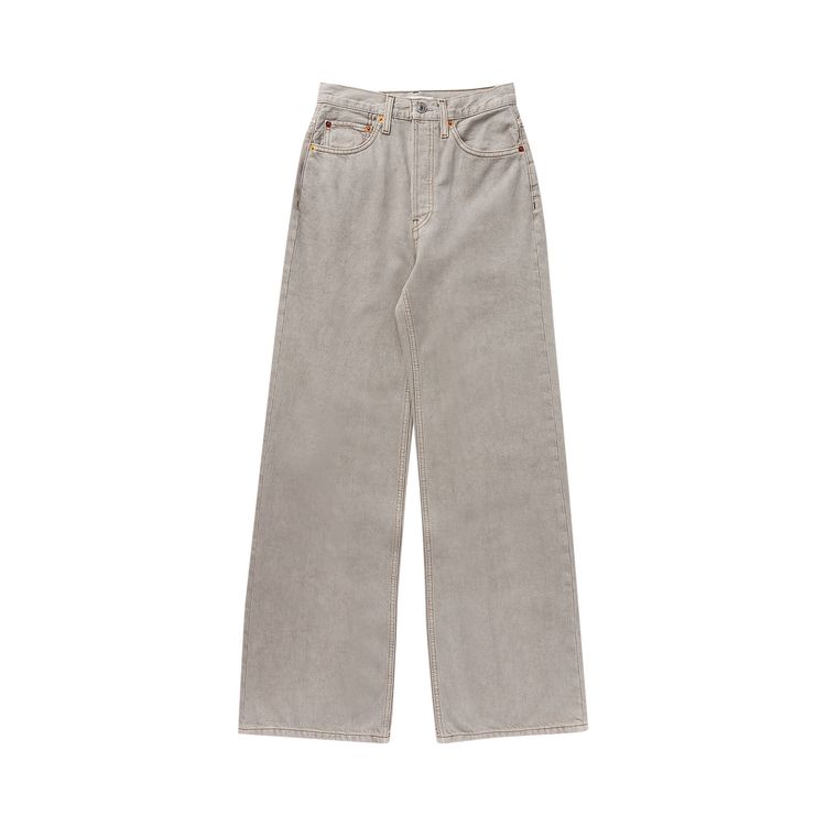 Buy RE/DONE 70s Ultra High Rise Wide Leg Jeans 'Greyish' - 184 ...