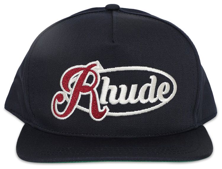 Buy Rhude Script Hat 'Navy' - FW23HA17009302 | GOAT