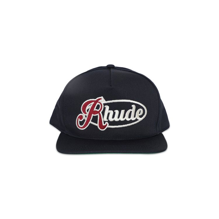 Buy Rhude Script Hat 'Navy' - FW23HA17009302 | GOAT