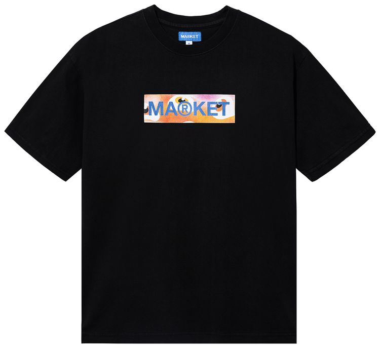 Buy Market Bar Logo T-Shirt 'Black' - 399001600 BLAC | GOAT