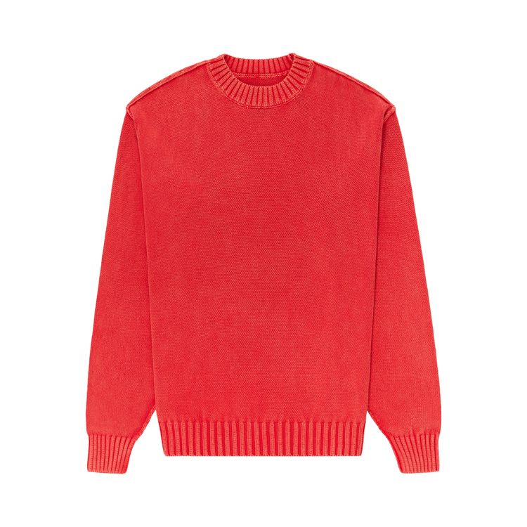 Buy Aimé Leon Dore Washed Inside Out Sweater 'True Red' - FW23KS030 ...