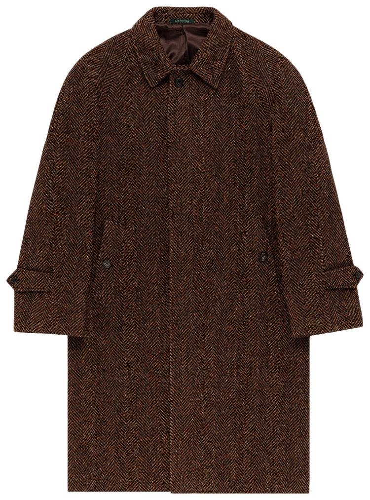 Buy Aimé Leon Dore Wool Topcoat 'Brown Herringbone' - FW23WJ008 BROW | GOAT