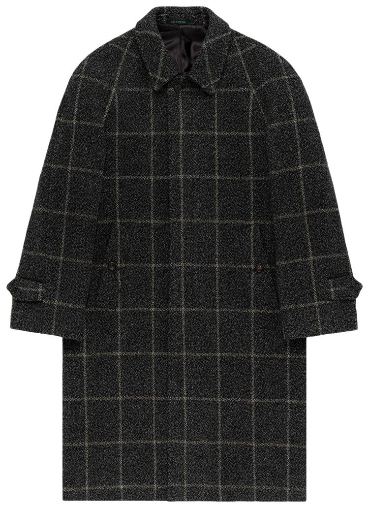Buy Aimé Leon Dore Wool Topcoat 'Grey Windowpane' - FW23WJ008 GREY | GOAT