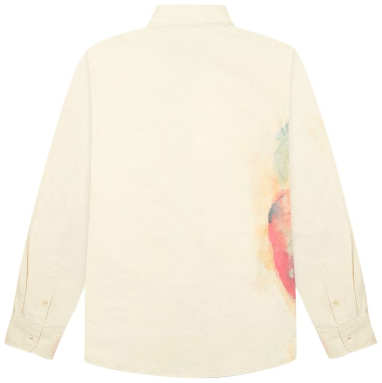 Buy KidSuper Painted Face Button Up Shirt 'Tan/Orange' - AW23 LTP 02 ...