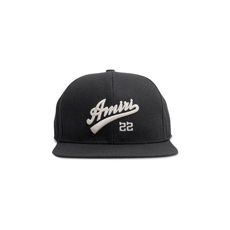 Buy Amiri 22 Fitted Hat 'Black' - SS23MAH015 001 BLAC | GOAT