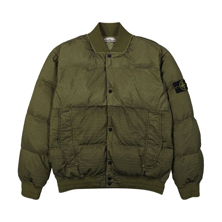 Buy Stone Island Down Puffer Jacket 'Olive' - 791543232 V0058 | GOAT
