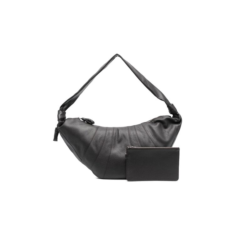 Buy Lemaire Leather Large Croissant Bag 'Dark Chocolate' - BG0000 ...
