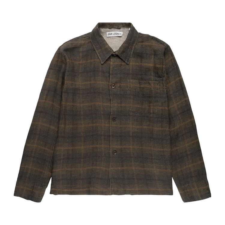 Buy Our Legacy Box Shirt 'Mirage Wax Check' - M4232AMW | GOAT