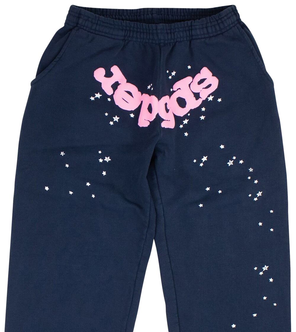 Buy Sp5der Atlanta Sweatpants 'Navy' - SP5 ATL SWNV | GOAT