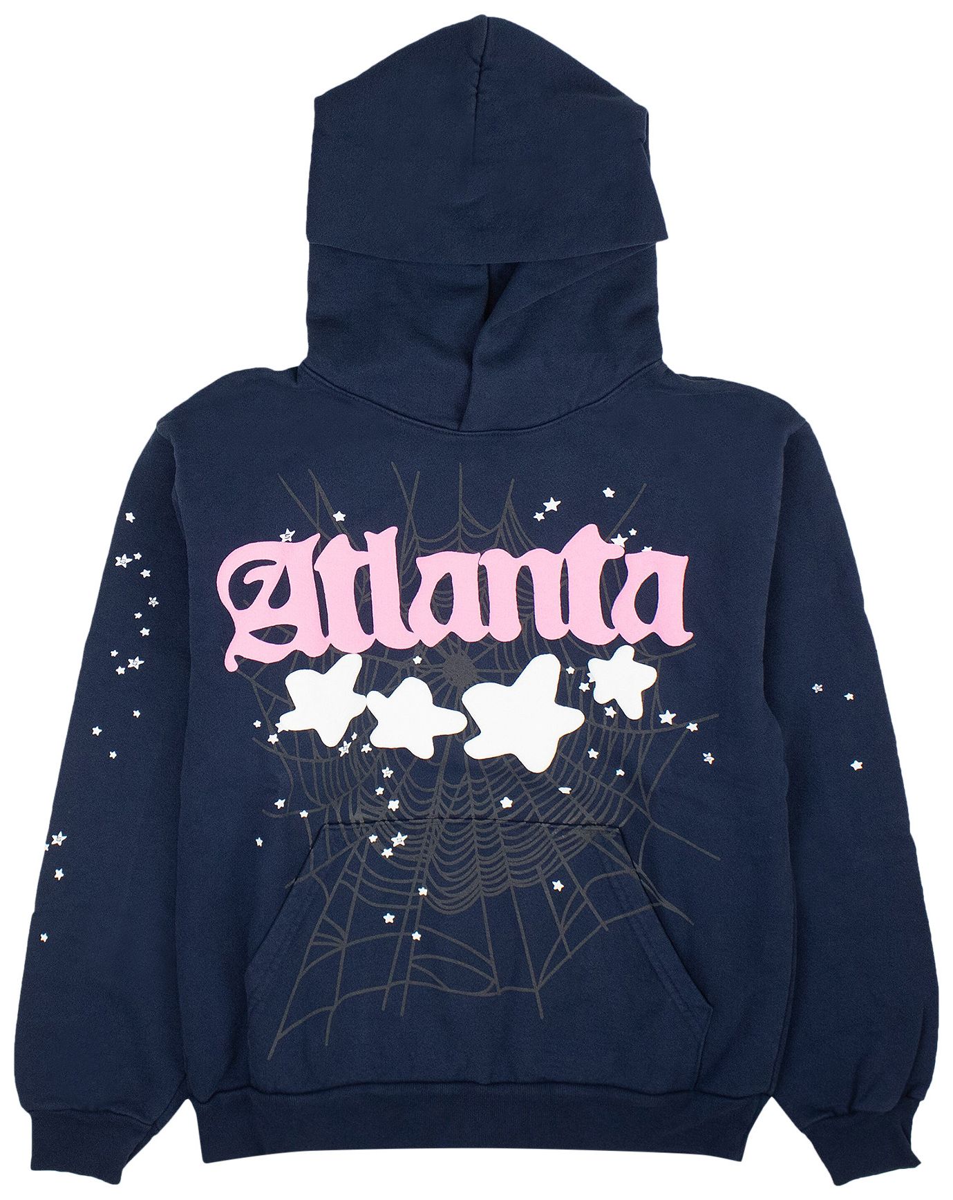Buy Sp5der Atlanta Hoodie 'Navy' - SP5 ATL HDNVY | GOAT