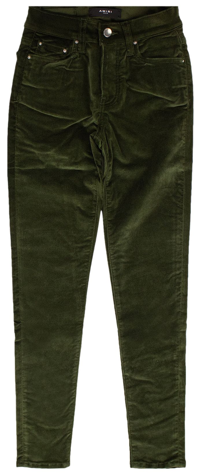 Buy Amiri Skinny Stack Pants 'Green' - WPS001 301 GREE | GOAT
