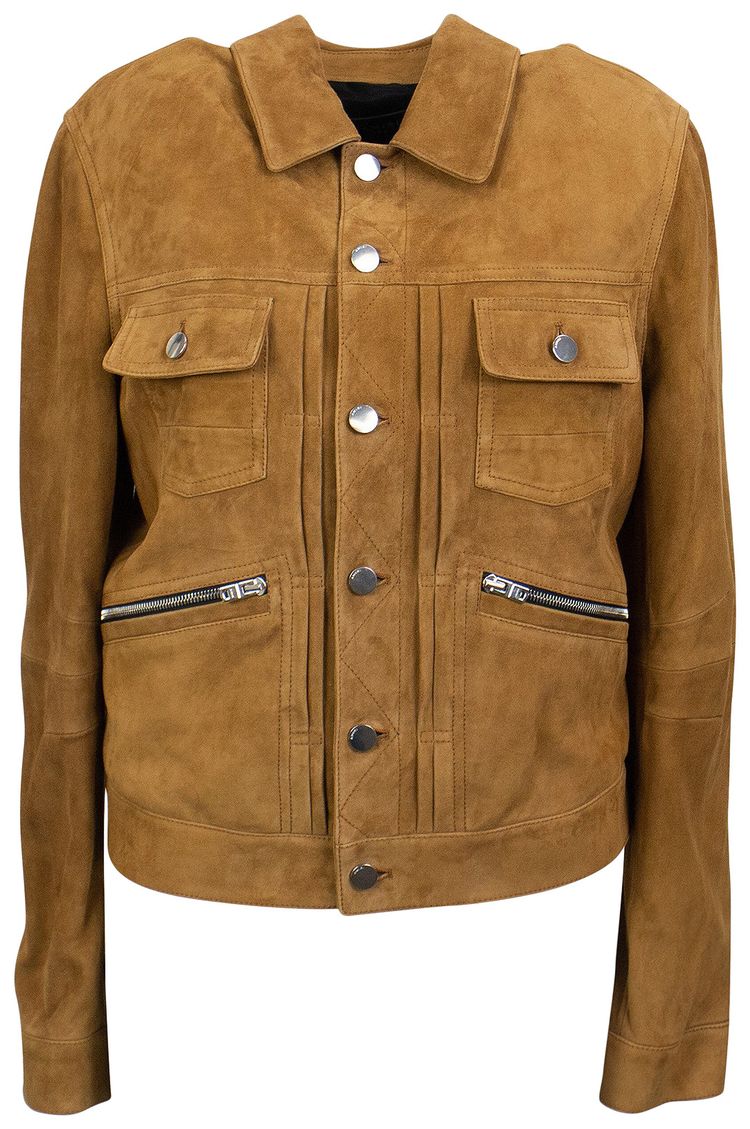 Buy Amiri Double Slant Jacket Brown Mlj001 253 Brow Goat