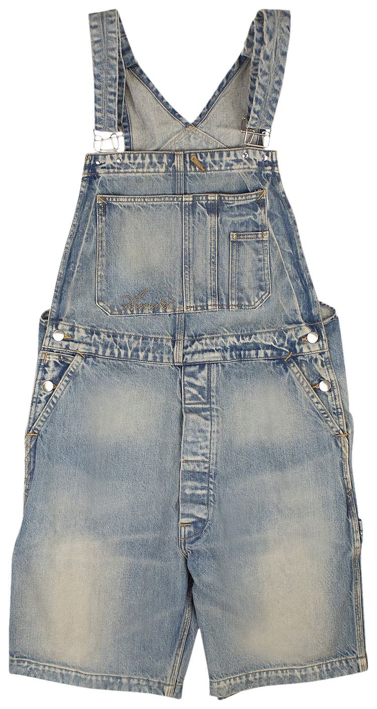 Buy Amiri Bermuda Overalls 'Blue' - MDO002 468 BLUE | GOAT
