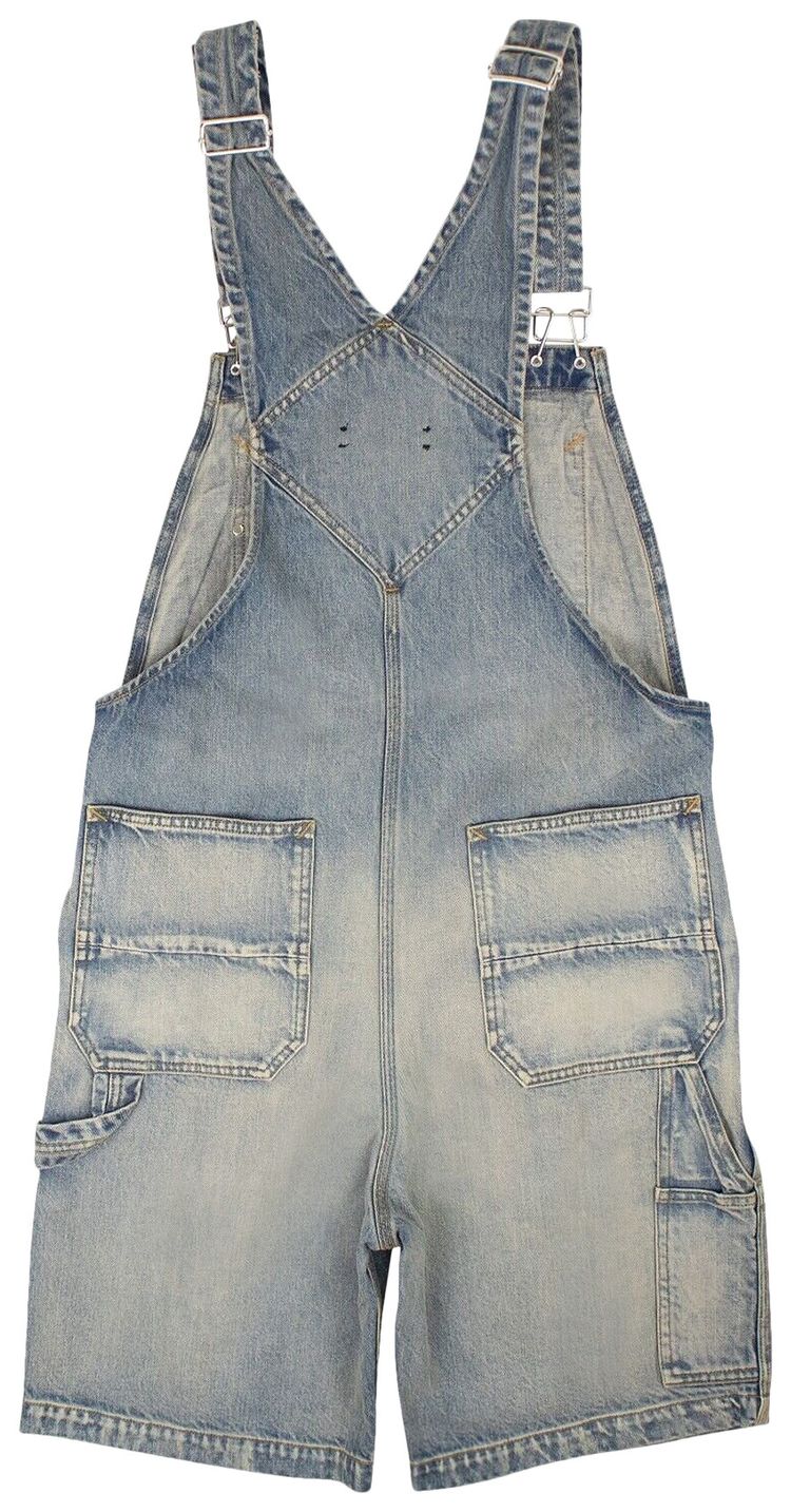 Buy Amiri Bermuda Overalls 'Blue' - MDO002 468 BLUE | GOAT