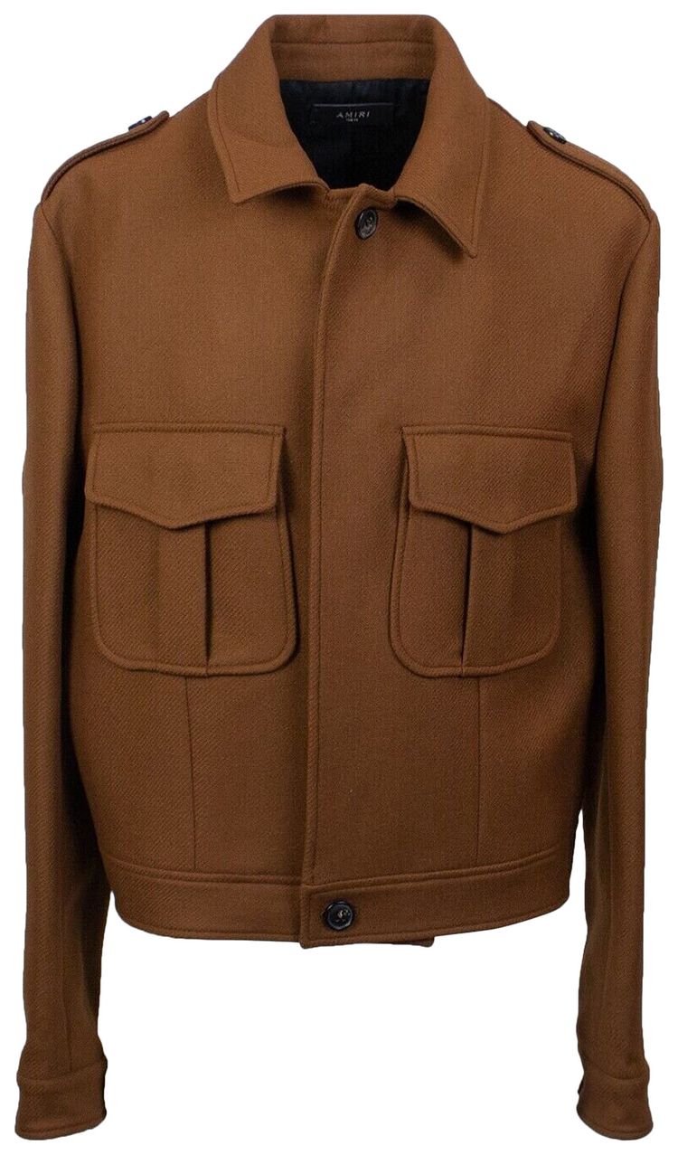 Buy Amiri Cadet Jacket Brown Mjs002 200 Brow Goat