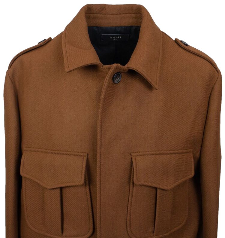 Buy Amiri Cadet Jacket Brown Mjs002 200 Brow Goat