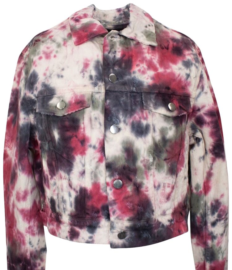 Buy Amiri Tie Dye Denim Trucker Jacket 'Multicolor' - WDT001 900 MULT ...