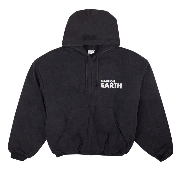 Buy Vetements Made On Earth Jersey Bomber Jacket 'Black' - UE63HD480B ...