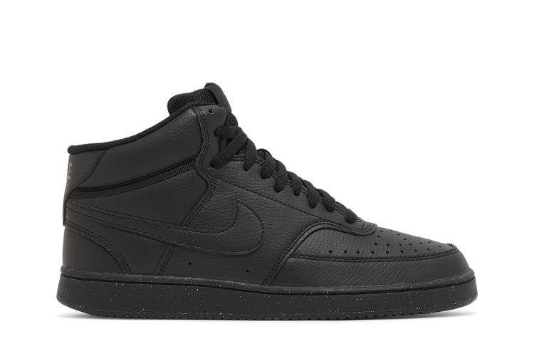 Buy Nike Court Vision Mid Next Nature 'Triple Black' - DN3577 003 | GOAT