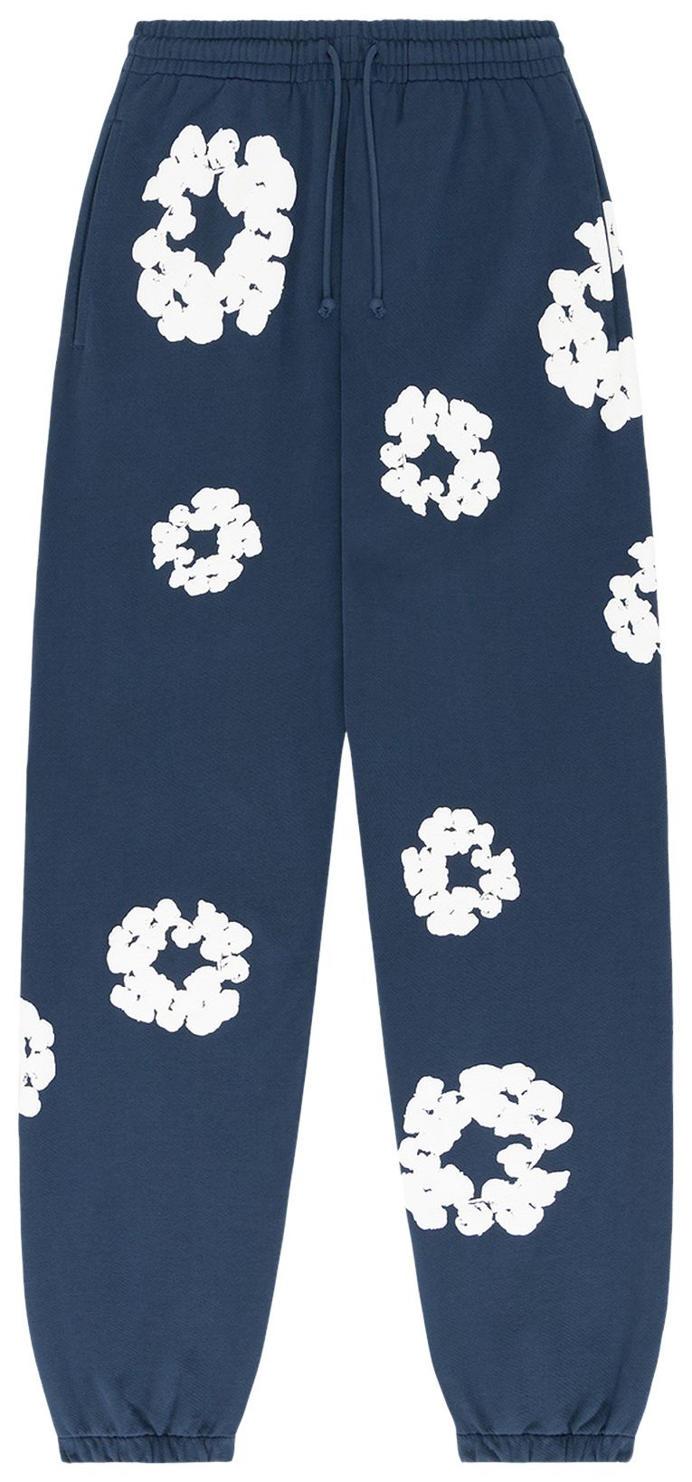 Buy Denim Tears The Cotton Wreath Sweatpants 'Navy' - 401 080 30 NAVY ...