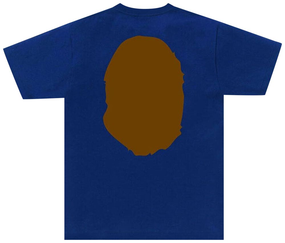 Buy BAPE Big Ape Head Tee 'Blue' - 1J80 110 003 BLUE | GOAT SA