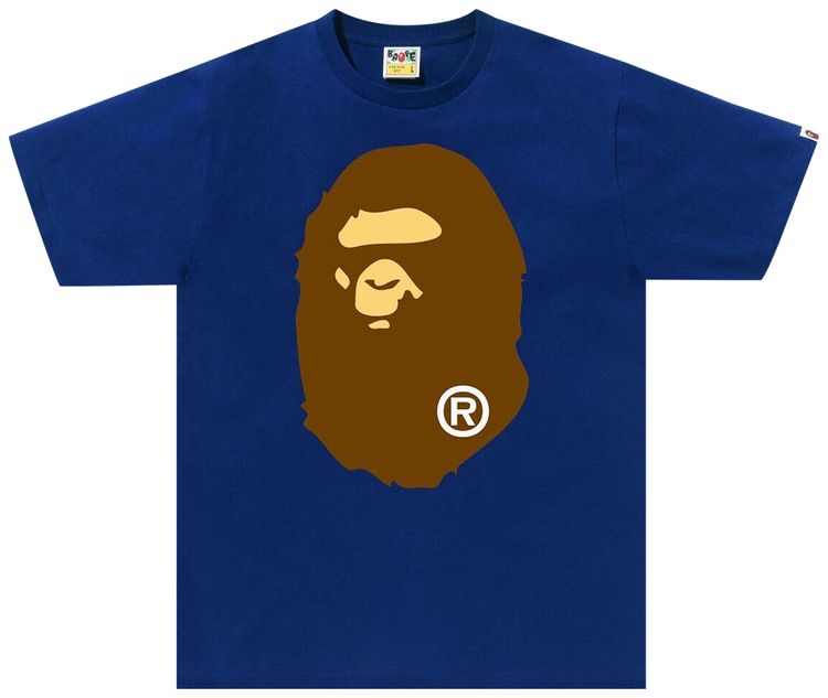 Buy BAPE Big Ape Head Tee 'Blue' - 1J80 110 003 BLUE | GOAT IT