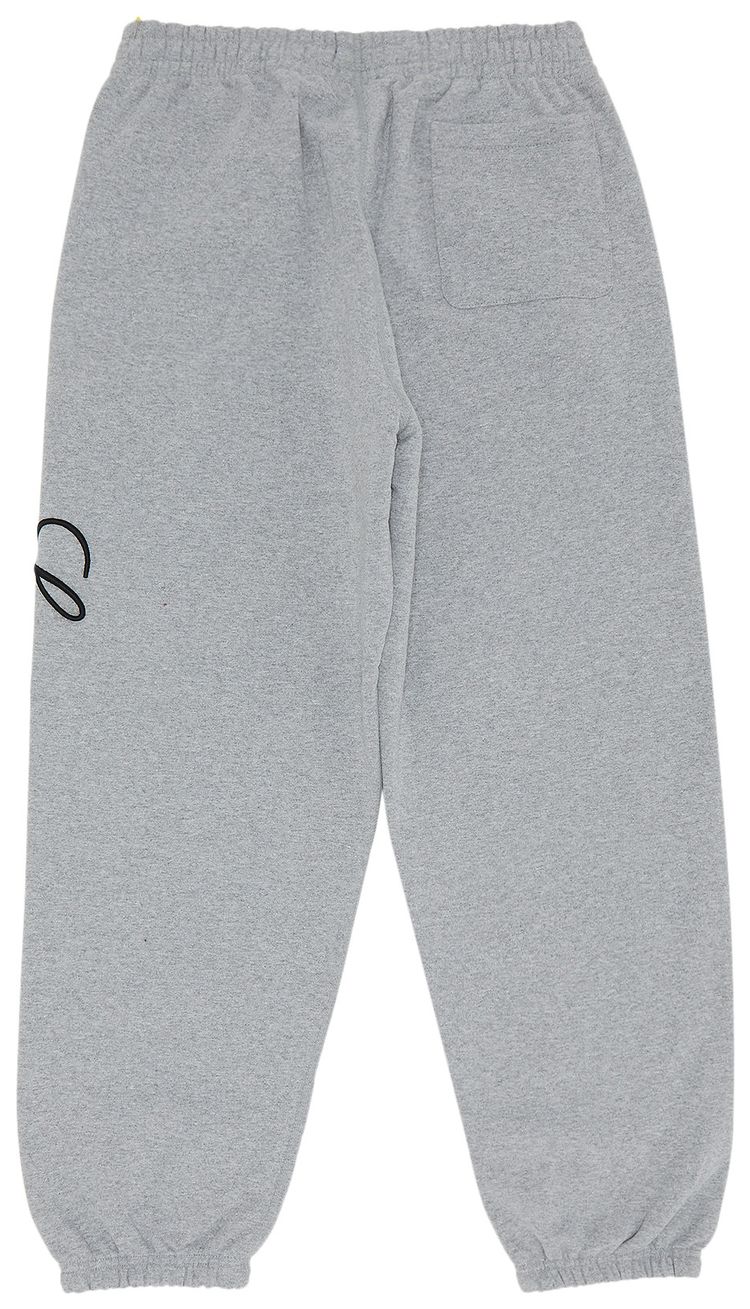Buy Supreme Raised Script Sweatpant Heather Grey Fw23p90 Heather