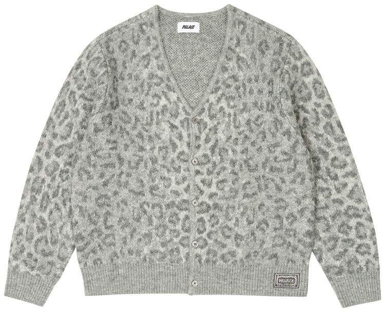 Buy Palace Chill Cardigan 'Snow Leopard' - P25KW030 | GOAT UK